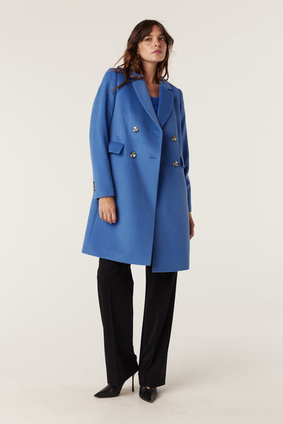 Windsor Wool Coat - Sky Blue – Cable Melbourne
