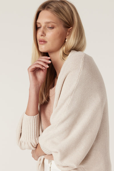 Flax Shrug - Calico – Cable Melbourne